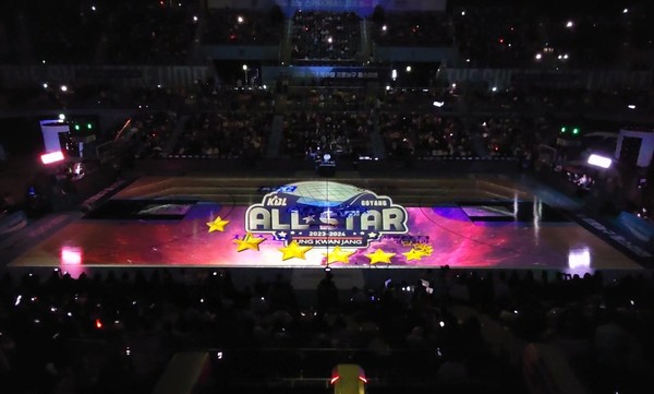 티나쓰리디, KBL 프로농구 올스타전서 3D프로젝션 맵핑 선보여 - Kollo